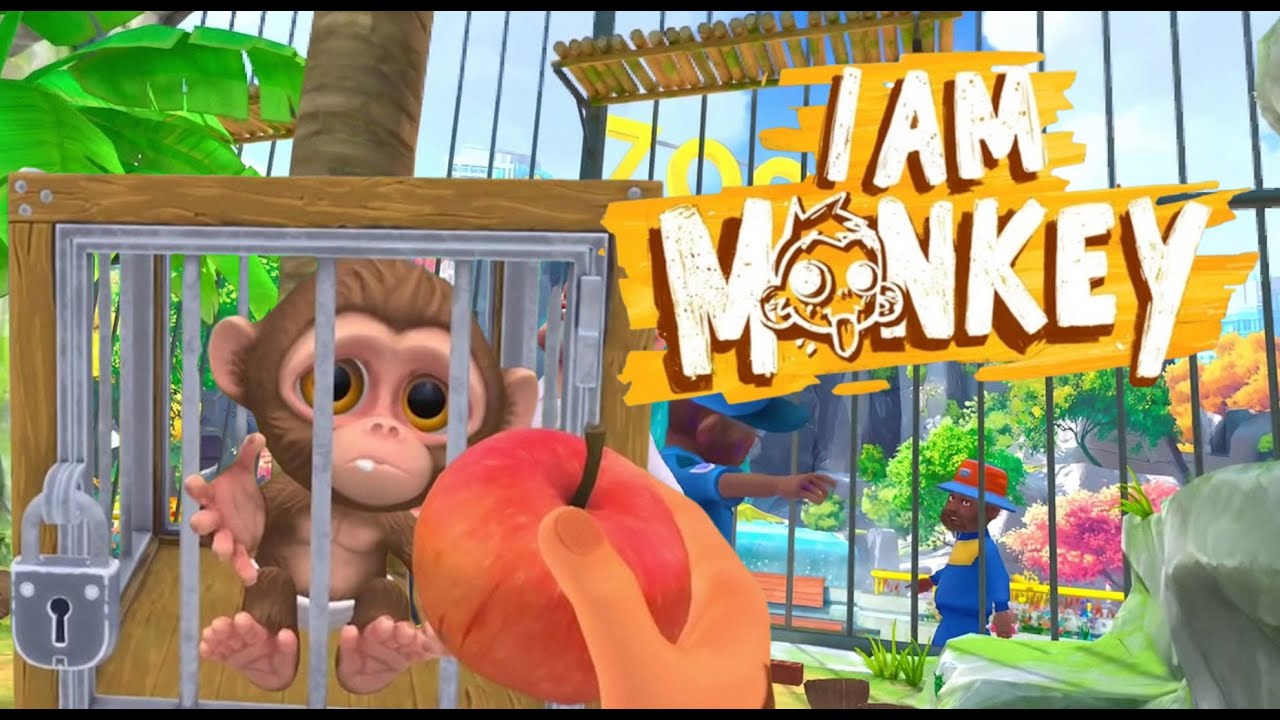 MI PRIMER DIA EN EL ZOOLOGICO 🐒 • I AM MONKEY VR - YouTube