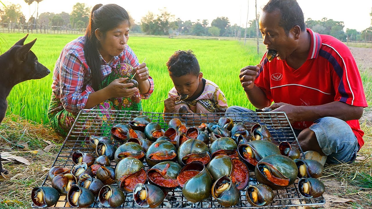 Episode #54 | Grill Snails Masala Curry Recipe-Cooking Healthy Snails ...
