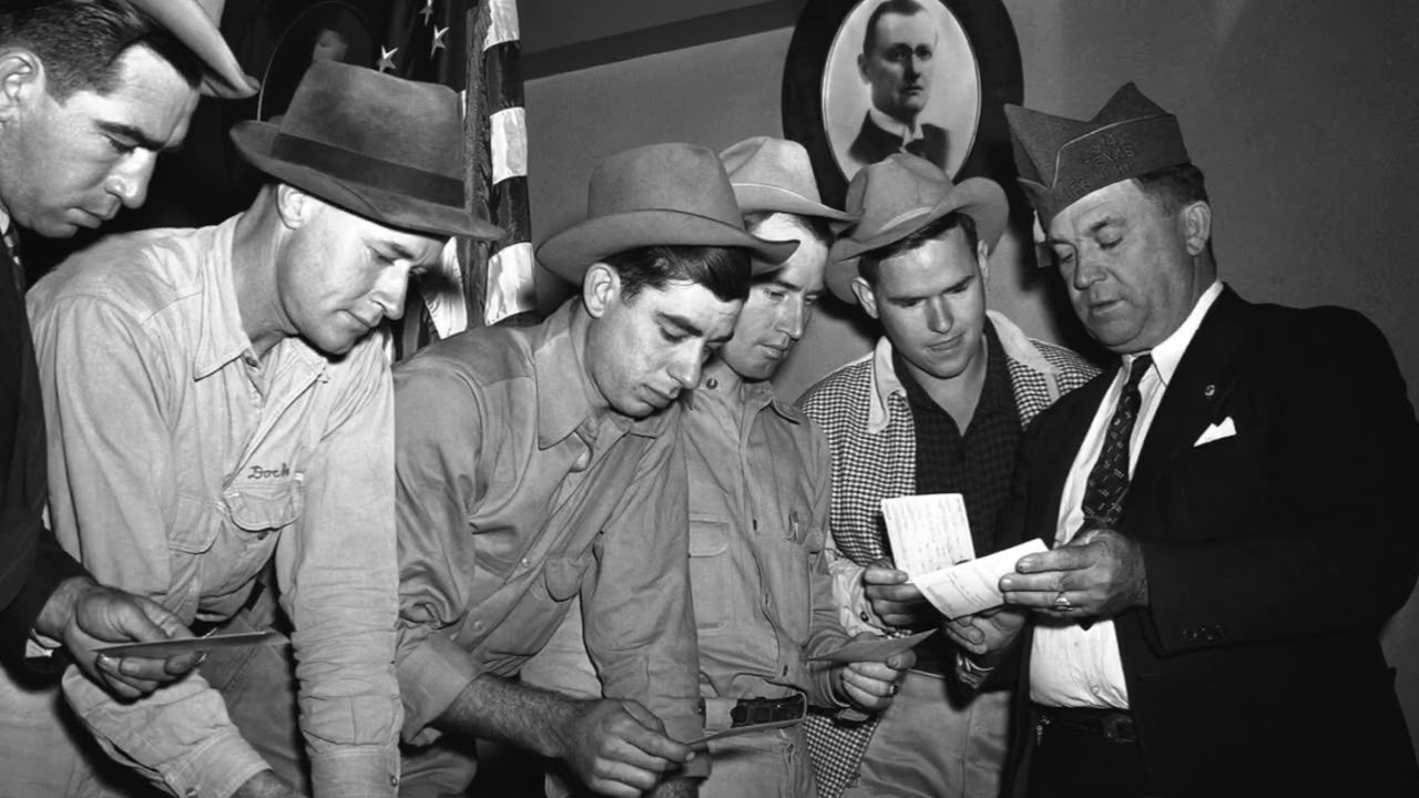 FDR pulls the first peacetime draft number in U.S. History - YouTube