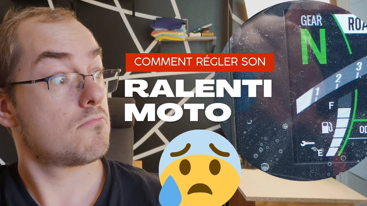 Comment régler facilement son ralenti moto - YouTube