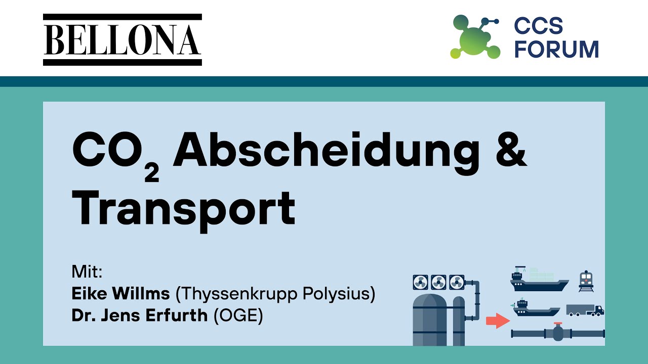 Webinar CCS 101+: Die Abscheidung und der Transport von CO2 (CCS Forum ...