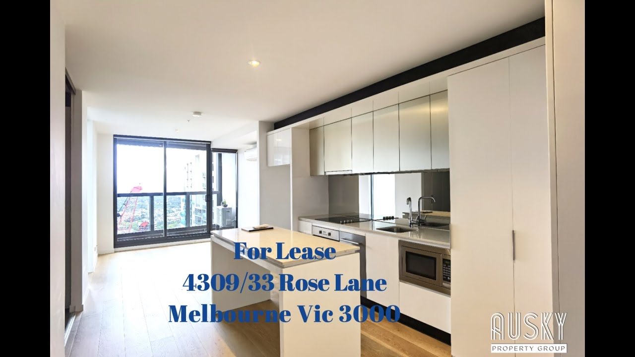 This walkthrough tour of 4309/33 Rose Lane, Melbourne Vic 3000 - YouTube