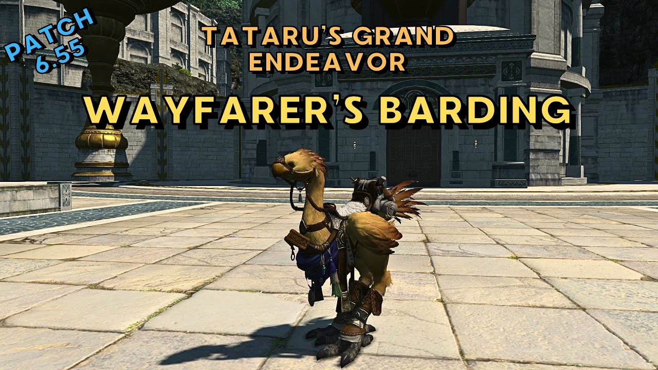 Wayfarer's Barding Showcase | FFXIV Patch 6.55 - YouTube