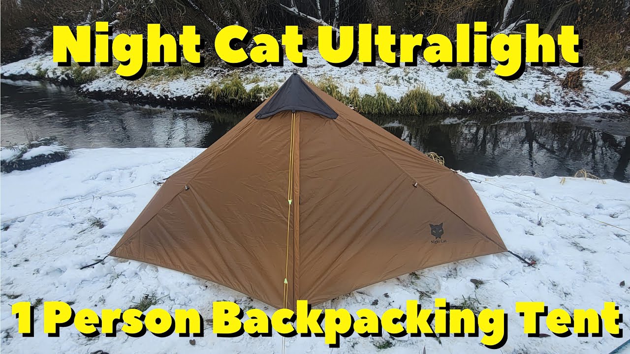 My New Ultralight Tent By Night Cat Outdoors - YouTube