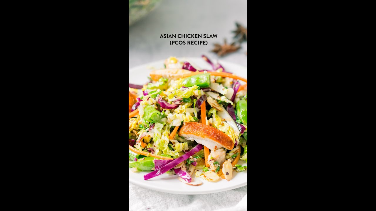 PCOS Recipe - Asian Chicken Salad #shorts - YouTube
