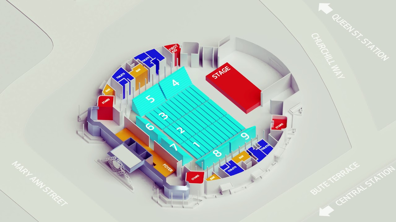 Motorpoint Arena Motiongraphic map - YouTube