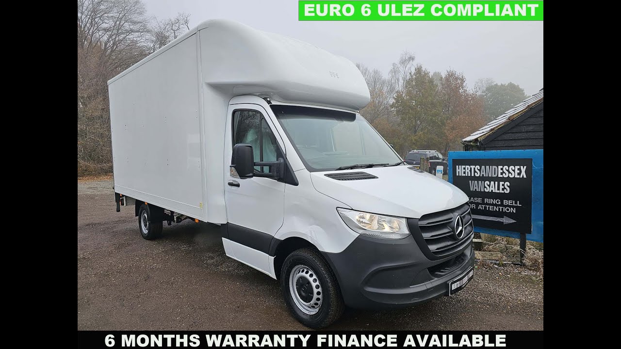 MERCEDES SPRINTER LUTON VAN - YouTube