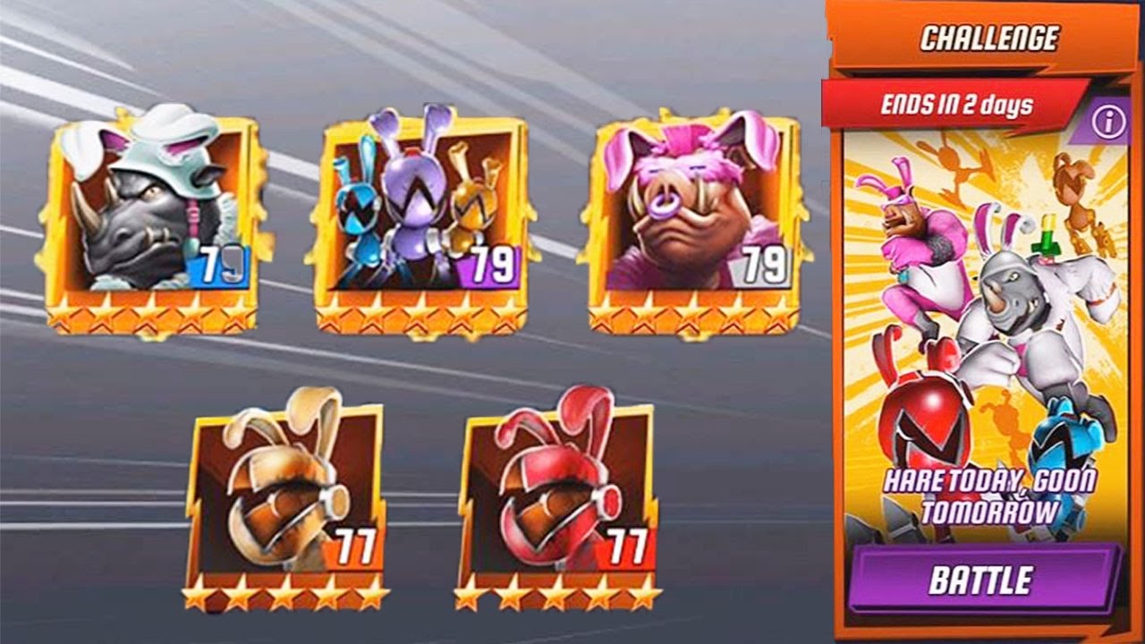 TMNT Legends - Hare Today, Goon Tomorrow Event - YouTube