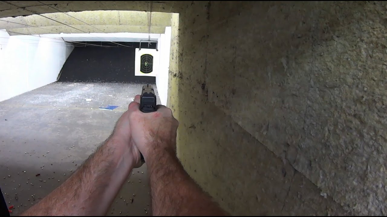 Glock 19 - First Person POV Shooting - 10yds - New Sights - YouTube