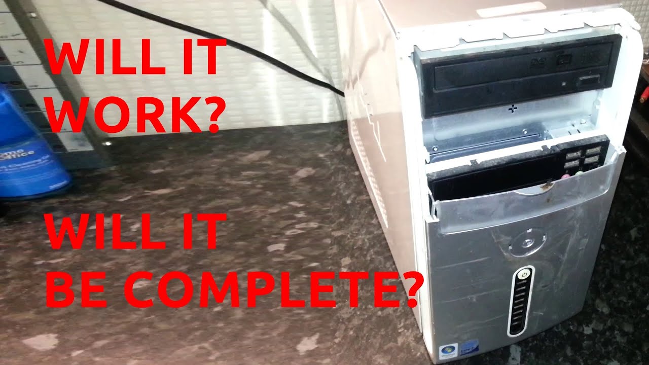 Can I Fix This PC I Found In A Dumpster? - Tip / Skip Dive Pickup Dell ...