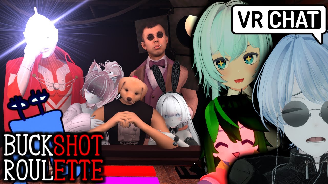 【VRChat】VRC界の畜生犬『にぎまる』と魂のBUCKSHOT ROULETTE！！！ - YouTube
