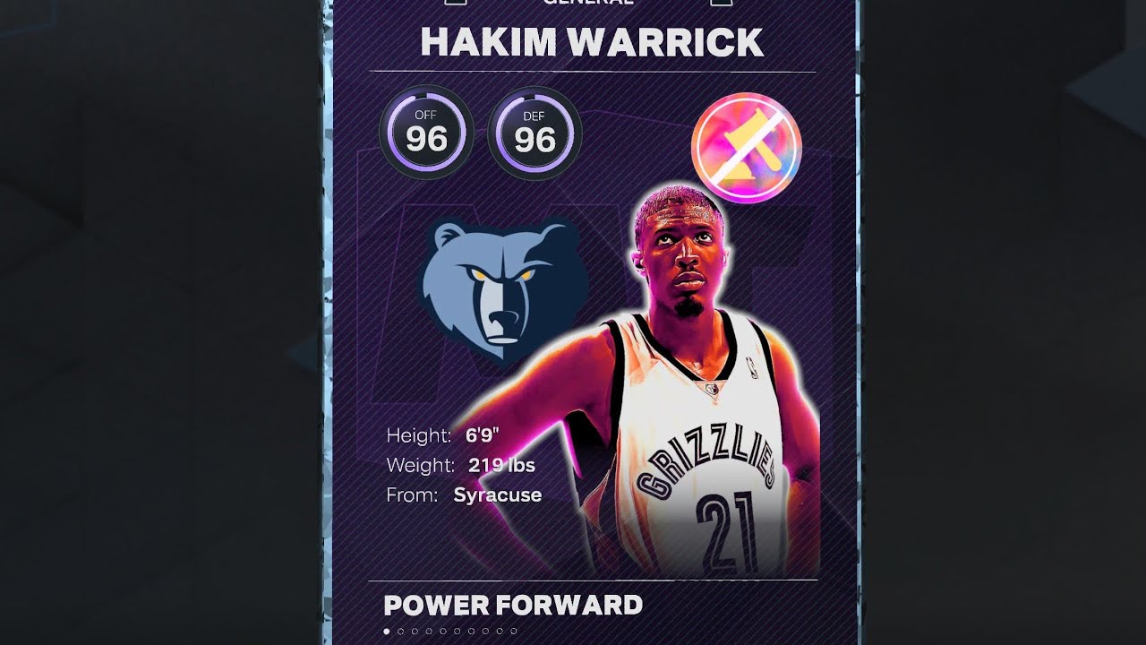 NBA 2K23 SYRACUSE ALUMNI HAKIM WARRICK "BRACKET BUSTER CHALLENGE" - YouTube