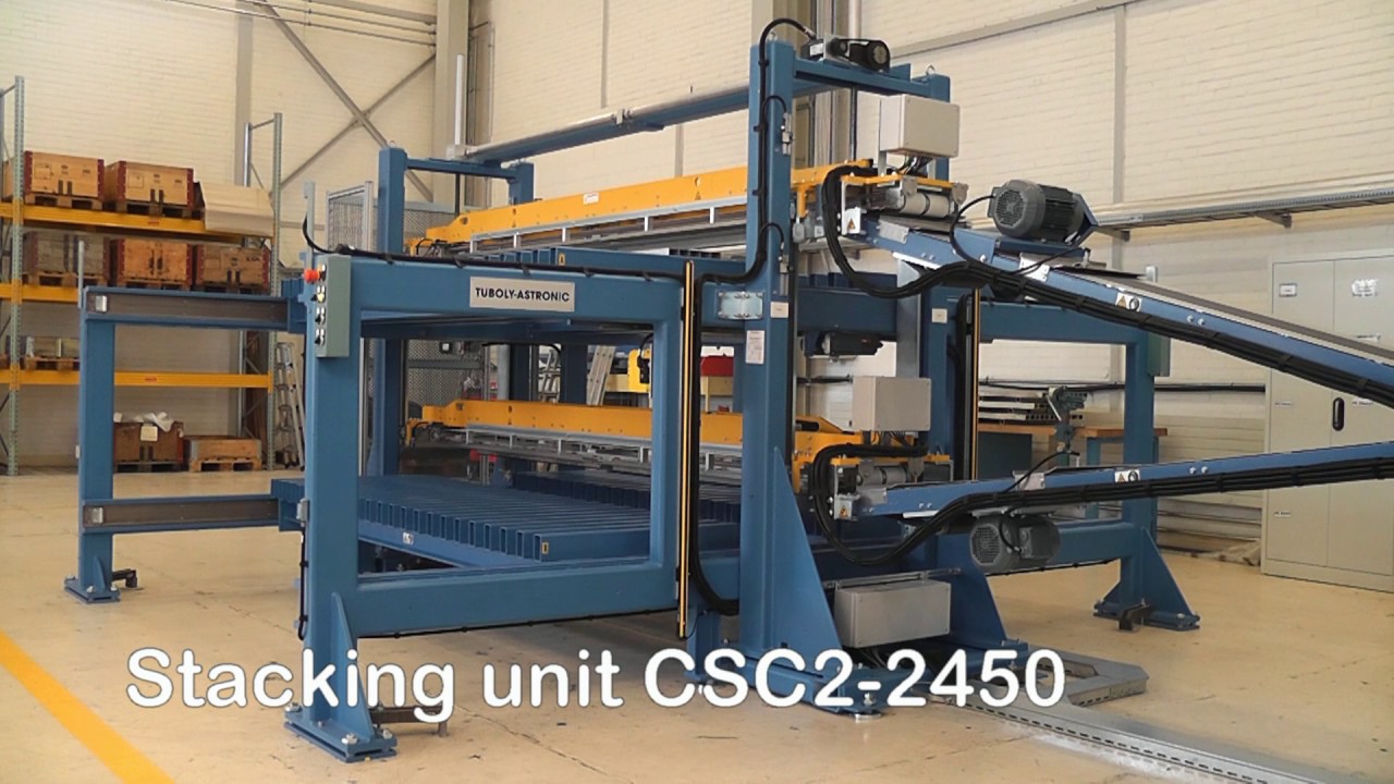 Tuboly-Astronic Core Cutting Line CCC 450 CSC2 2450 - YouTube