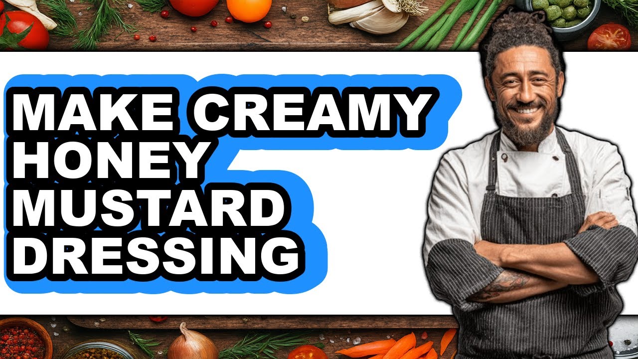 How To Make Creamy Honey Mustard Dressing (The Only Way) - YouTube