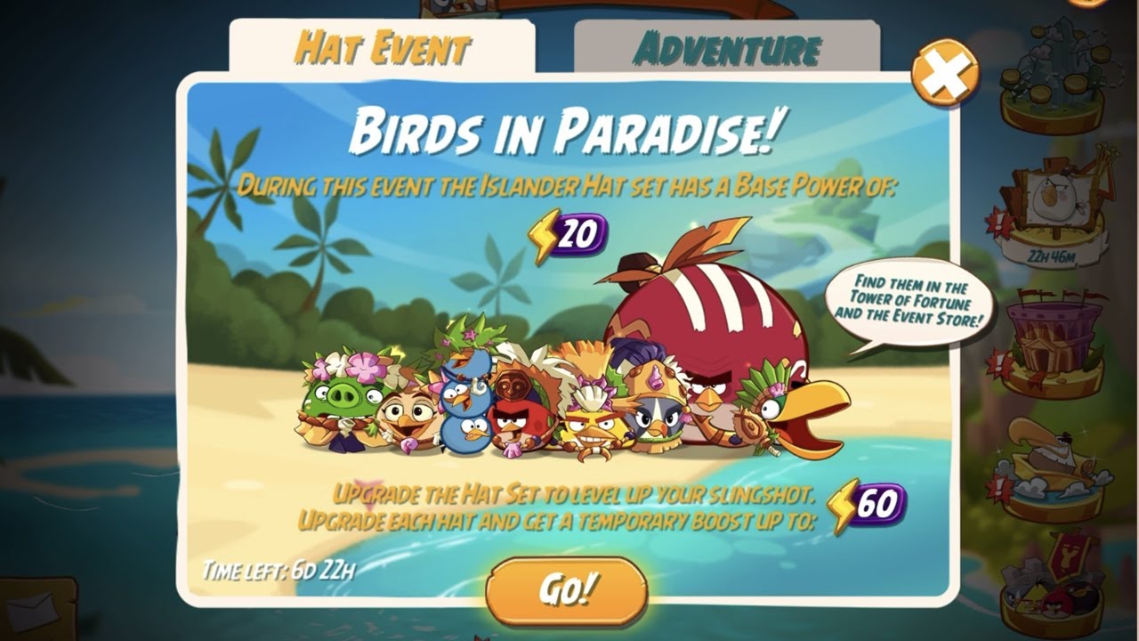 Angry Birds 2 The Islander Hat - YouTube
