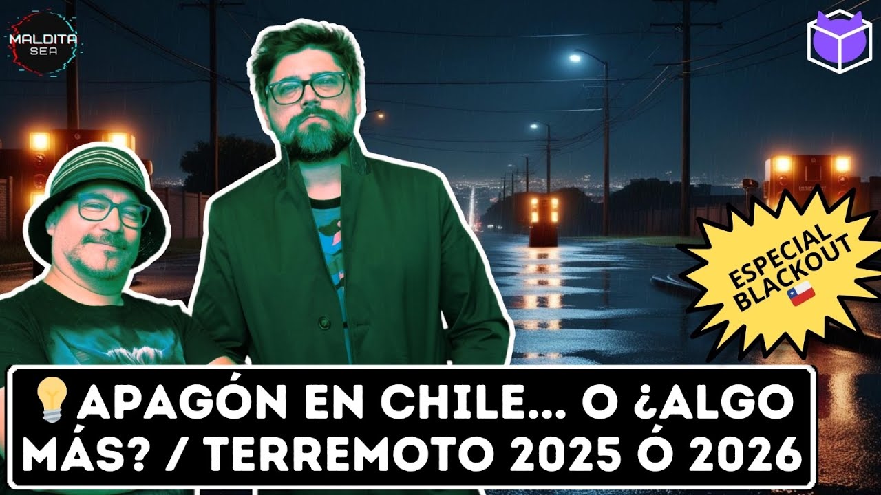 "APAGÓN EN CHILE... O ¿ALGO MÁS?" - MALDITA SEA | SALFATE Y LAMA - YouTube