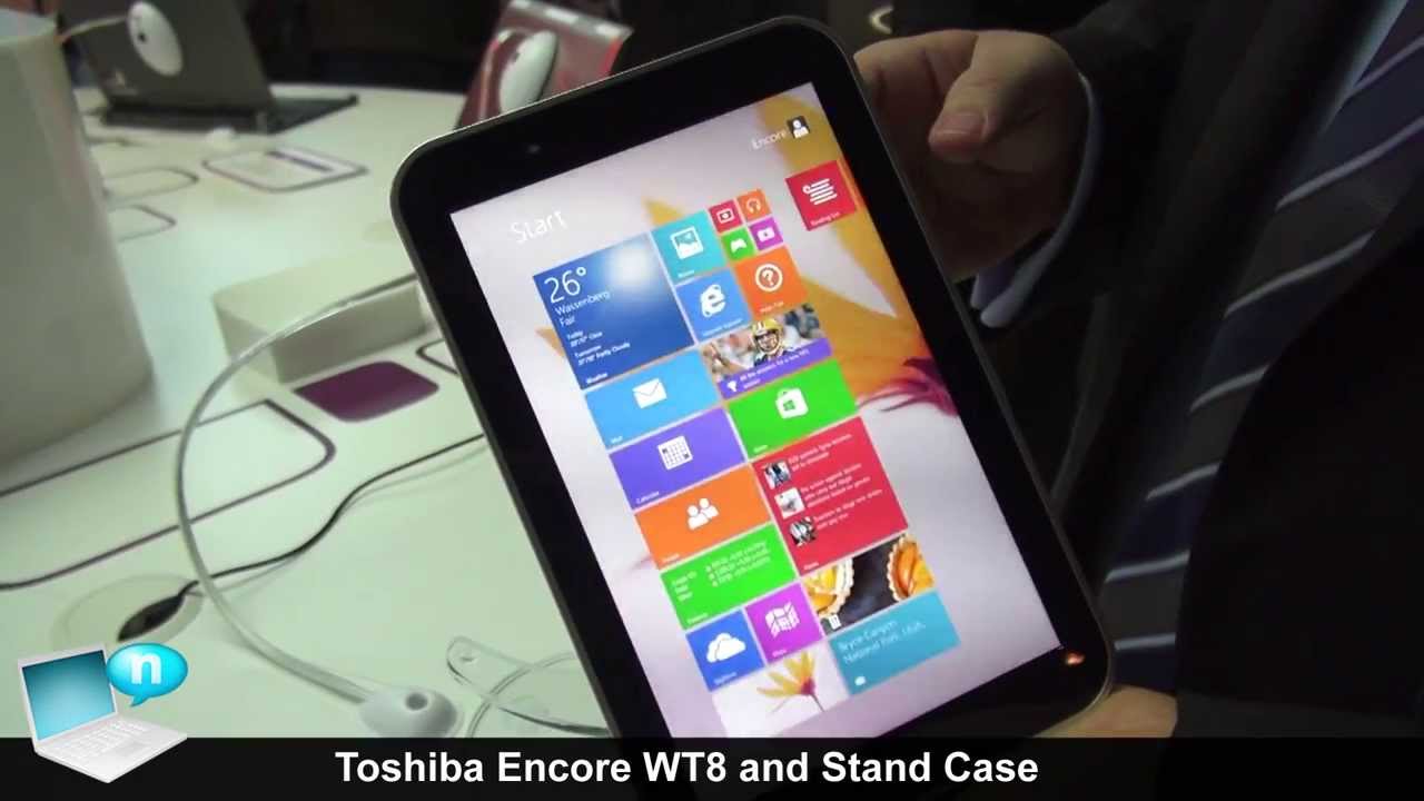 Toshiba Encore WT8 and Stand Case (Eng) - YouTube