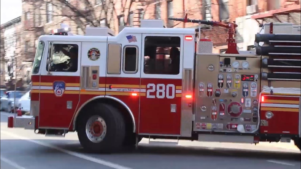 **BRAND NEW!** FDNY Engine 280 Responds to a EMS Run In Prospects ...