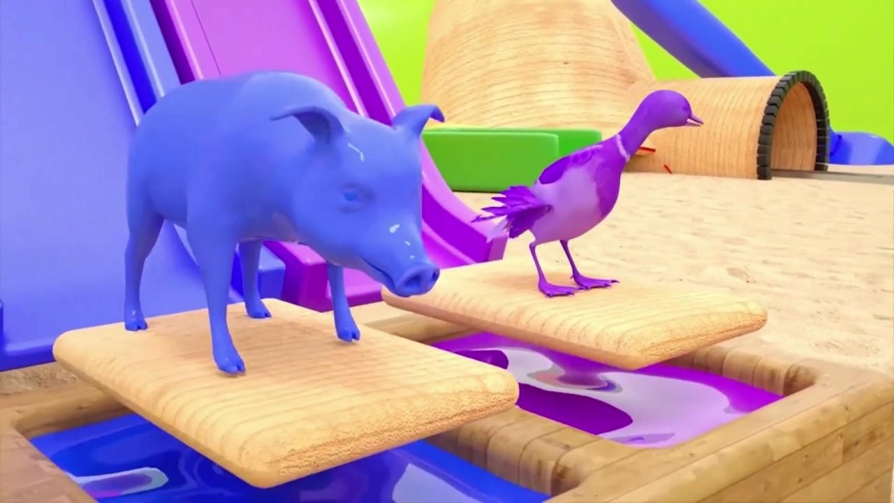 Learning Colors with Animals! - YouTube