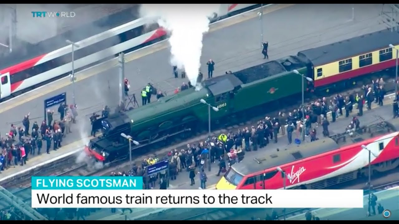 World famous train returns to the track - YouTube
