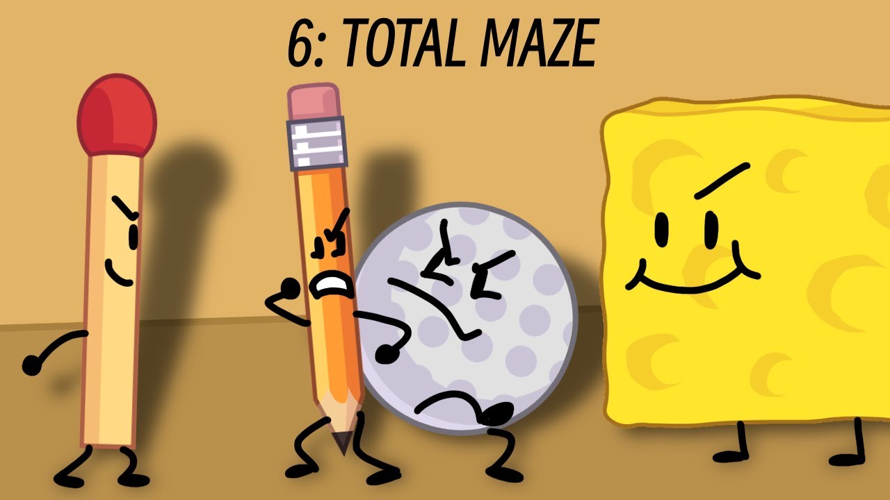 BFDI Cringe 6: Total Maze - YouTube