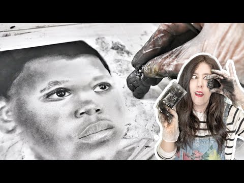 Dünyanın EN GARİP Resim MALZEMESİ!: Suda Çözünen Grafit Hamuru!