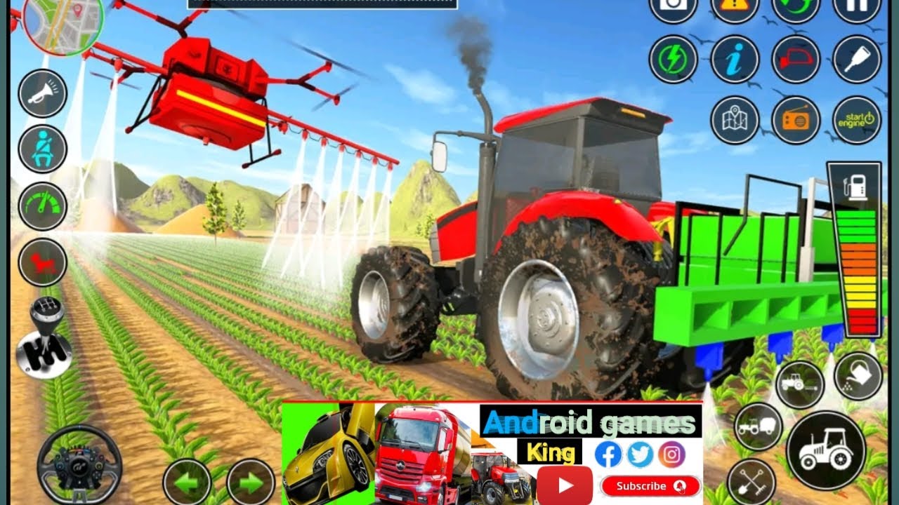 Top Farming || Farming Simulator : Farm games - Android Gameplay - YouTube