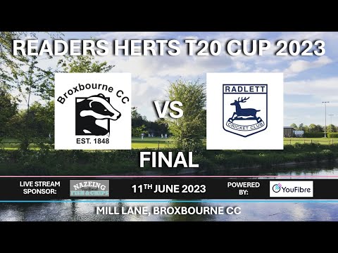Hertfordshire T20 Finals Day Final - Broxbourne CC vs Radlett CC - YouTube