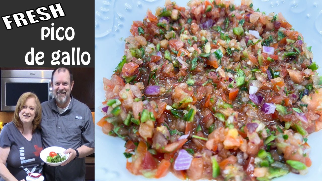 EASY PICO DE GALLO Homemade Recipe | Red Mexican Salsa | Mild, Medium ...