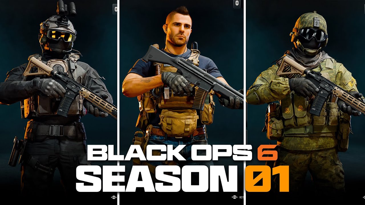 NEW UNRELEASED Operators & Rewards in Black Ops 6 Season 1 (Soap Hawk ...