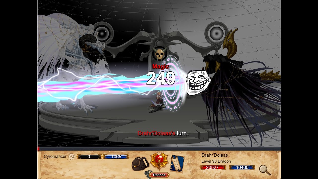 Dragonfable Inevitable Equilibrium Pyromancer Foodless Potionless