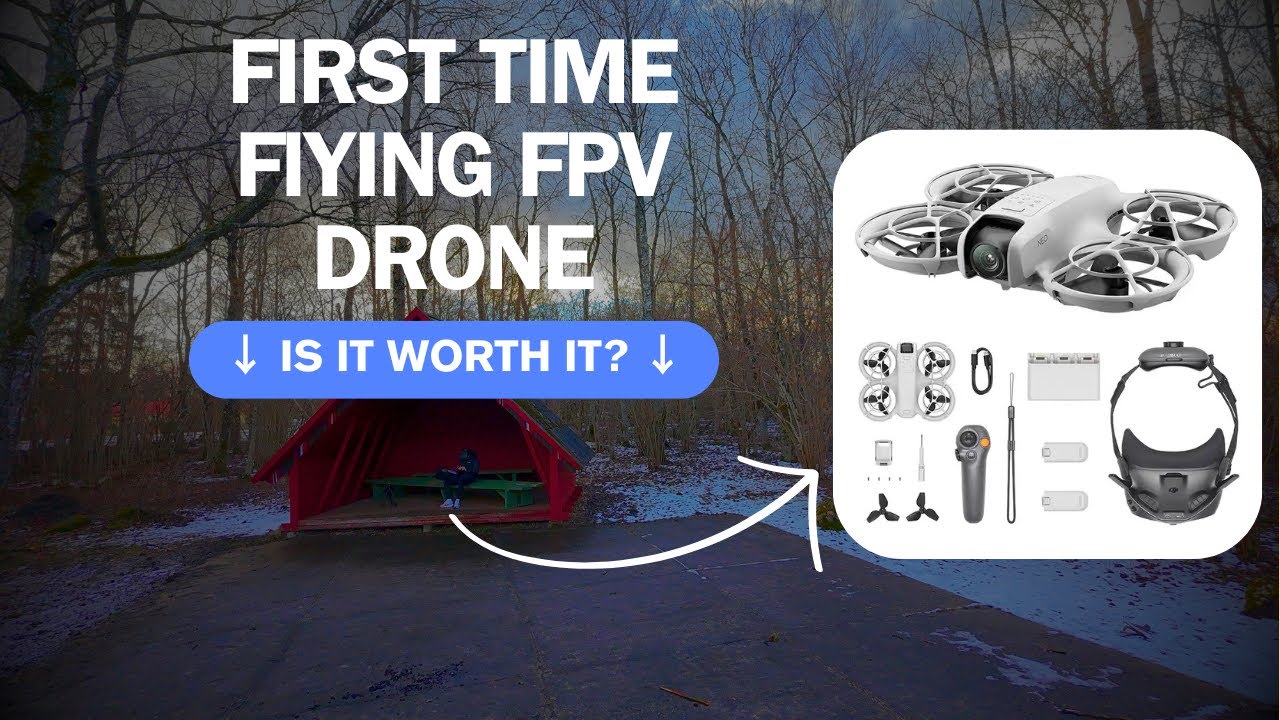 First time flying FPV drone - YouTube