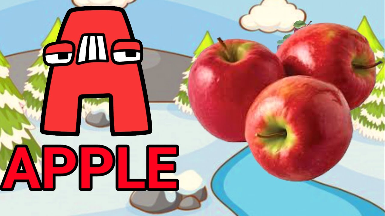 A for Apple English Alphabet Learn Abcd Alphabets A To Z ENGLISH ...