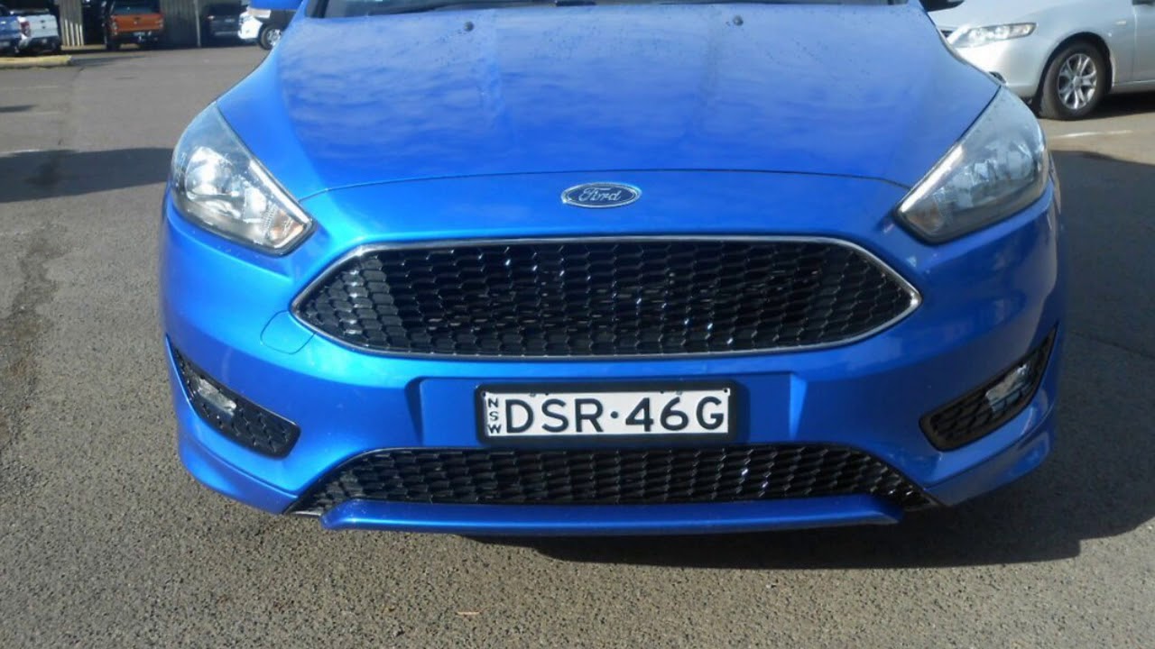 2016 Ford Focus LZ Sport Winning Blue 6 Speed Automatic Hatchback - YouTube