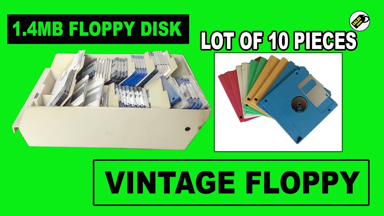 Floppy Disk 1.4mB | Vintage Floppy Disk - YouTube