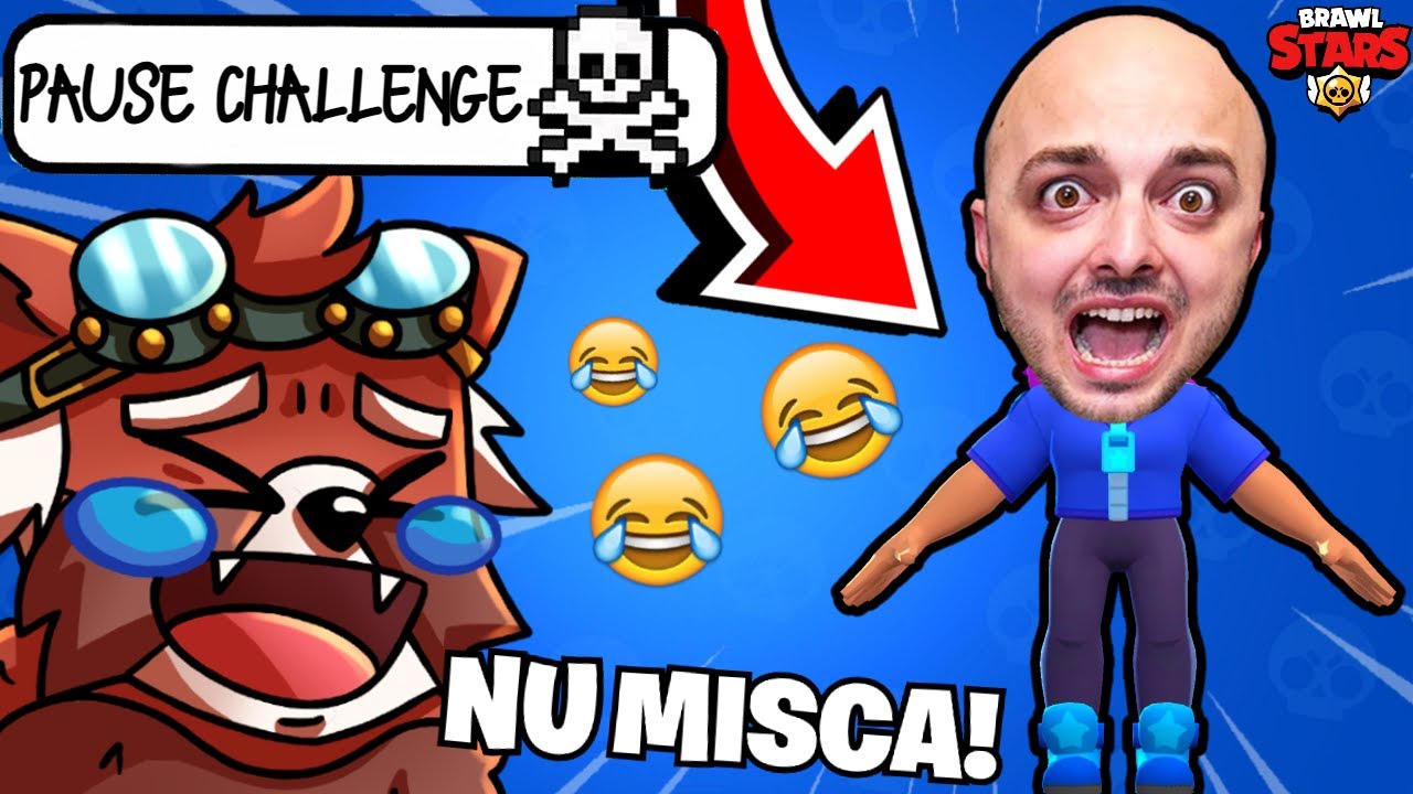PAUSE CHALLENGE in BRAWL STARS cu COSTIN ! *EXTREM DE AMUZANT* - YouTube