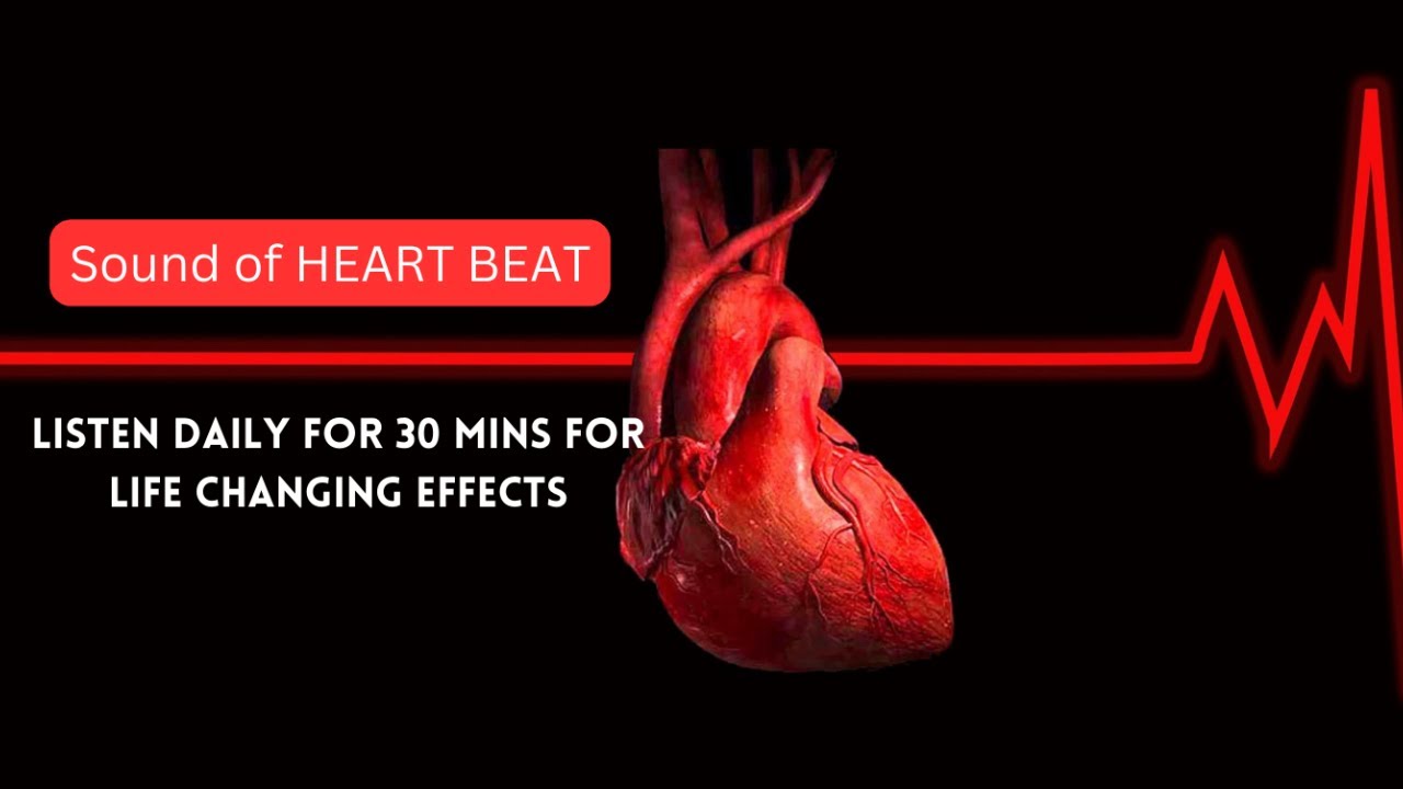 60 Mins | Soothing Heartbeat Sounds For Relaxation | White Noise ...
