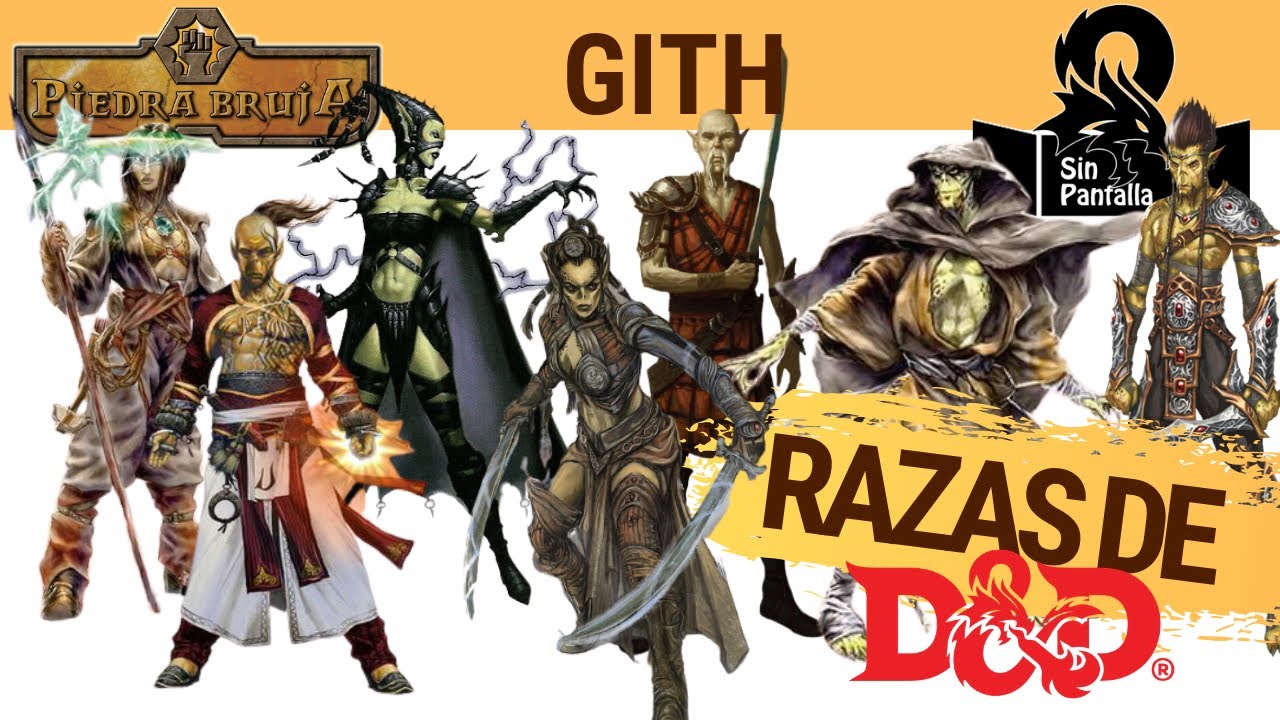 D&D 5e ☄️ Juega rol con GITH 🗡️- Guía 12 de Raza personaje jugador ...
