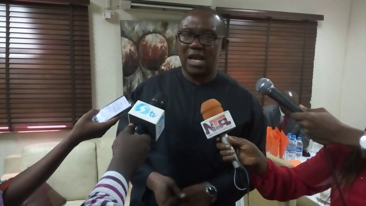 Okwute facing the Press after his lecture at POTTERS house - YouTube