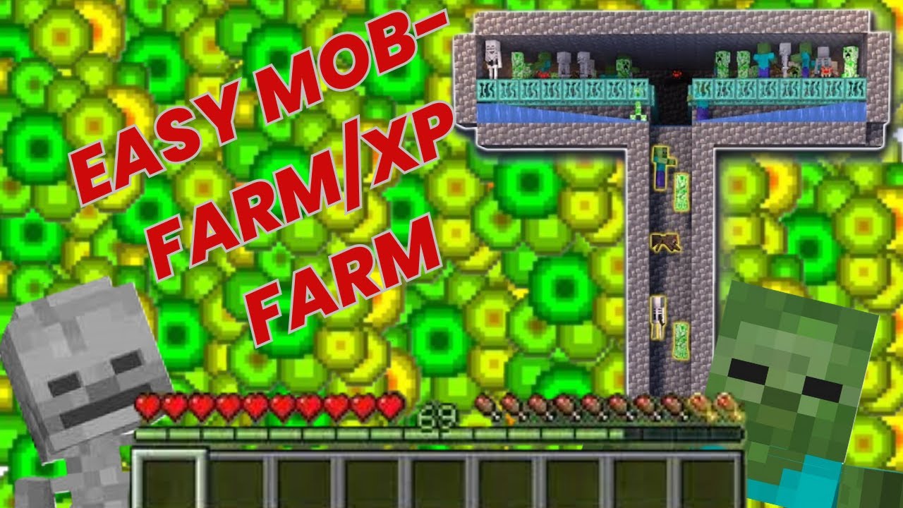 1.20 EASY AND FAST MOB/XP FARM TUTORIAL WITHOUT SPAWNER - YouTube