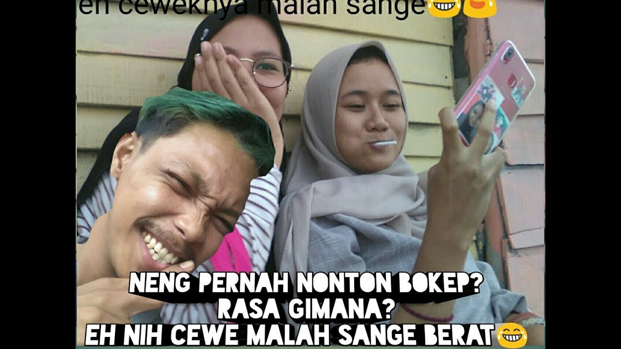 Neng pernah nonton bokep? Malah sange ceweknya!! - YouTube