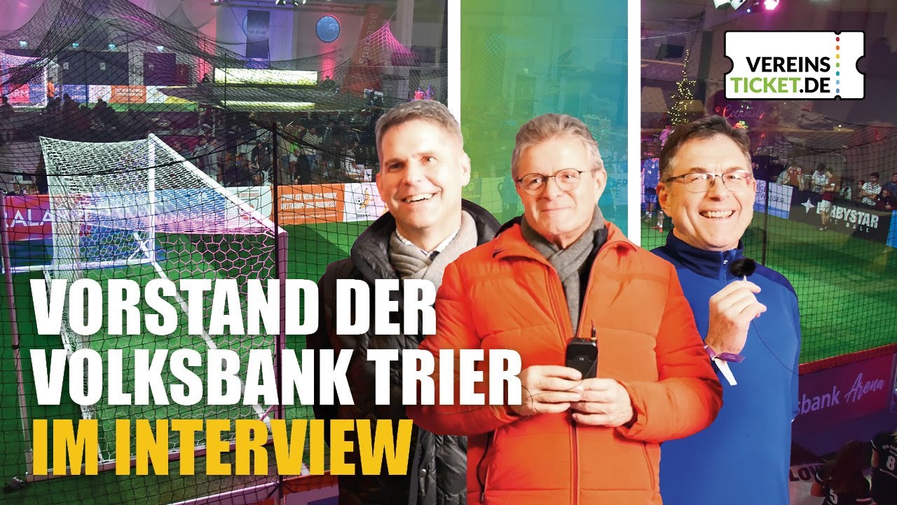 Vorstand der Volksbank Trier im Interview - YouTube