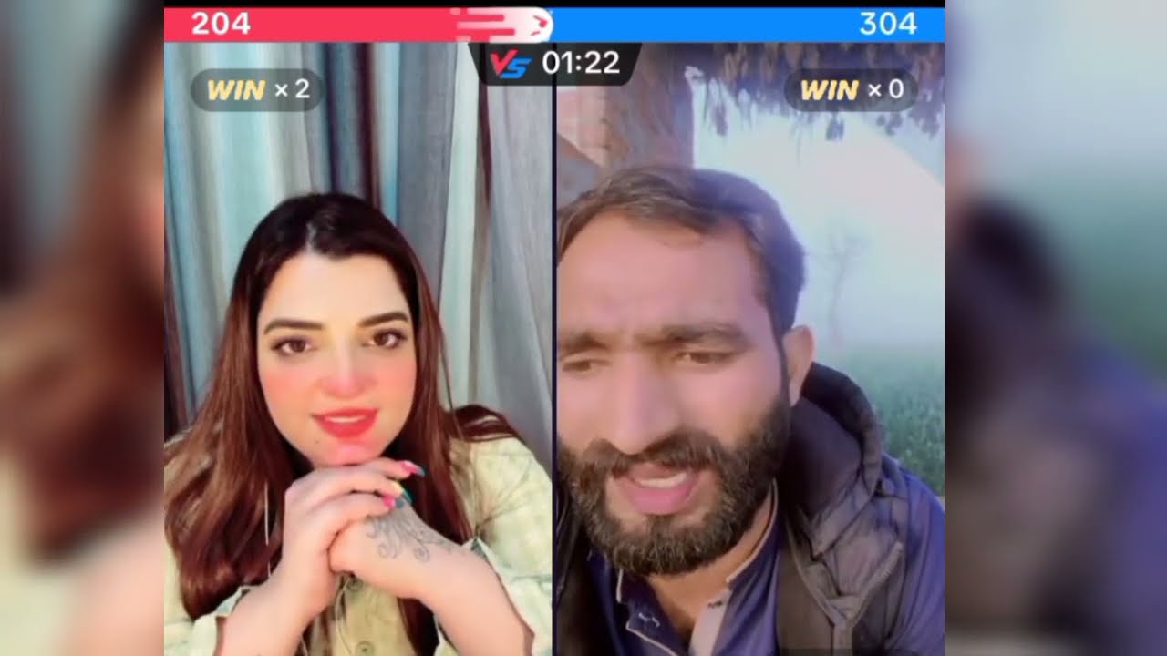 Saba Shah Vs Waseem Pindu//TikTok live match video//🥵😞_Hot video #2025 🥵#romantic_very ...