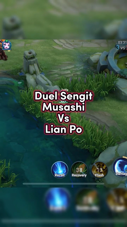 Duel clash lane musashi vs Lian Po #hok #honorofkings - YouTube