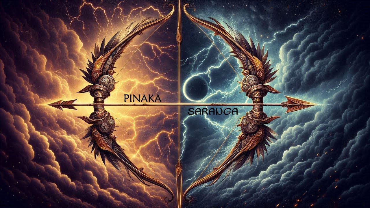 PINAKA and SARANGA 🏹 | Most powerful celestial bows in Sanatan Dharma ...