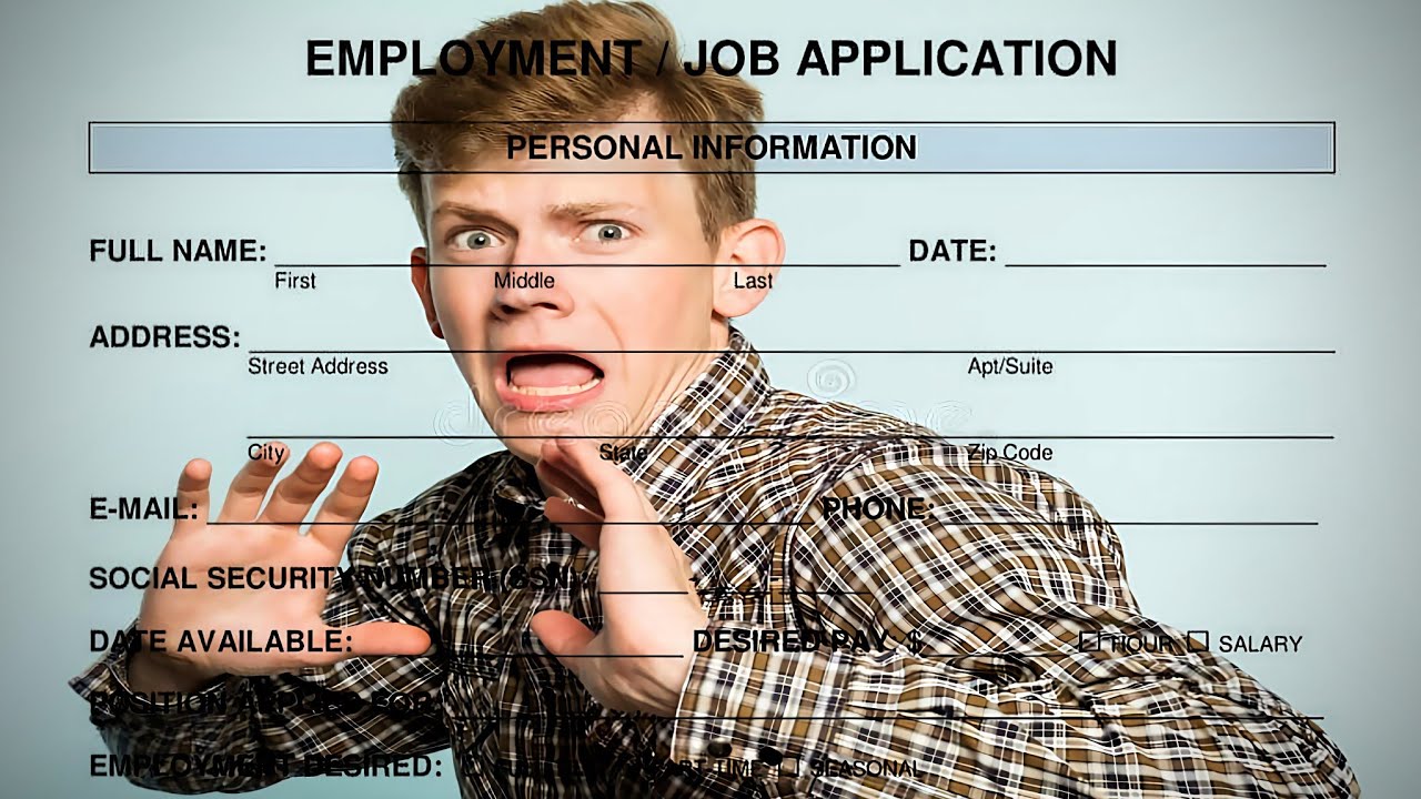 Job Application jump scares on the Internet are Insane - YouTube