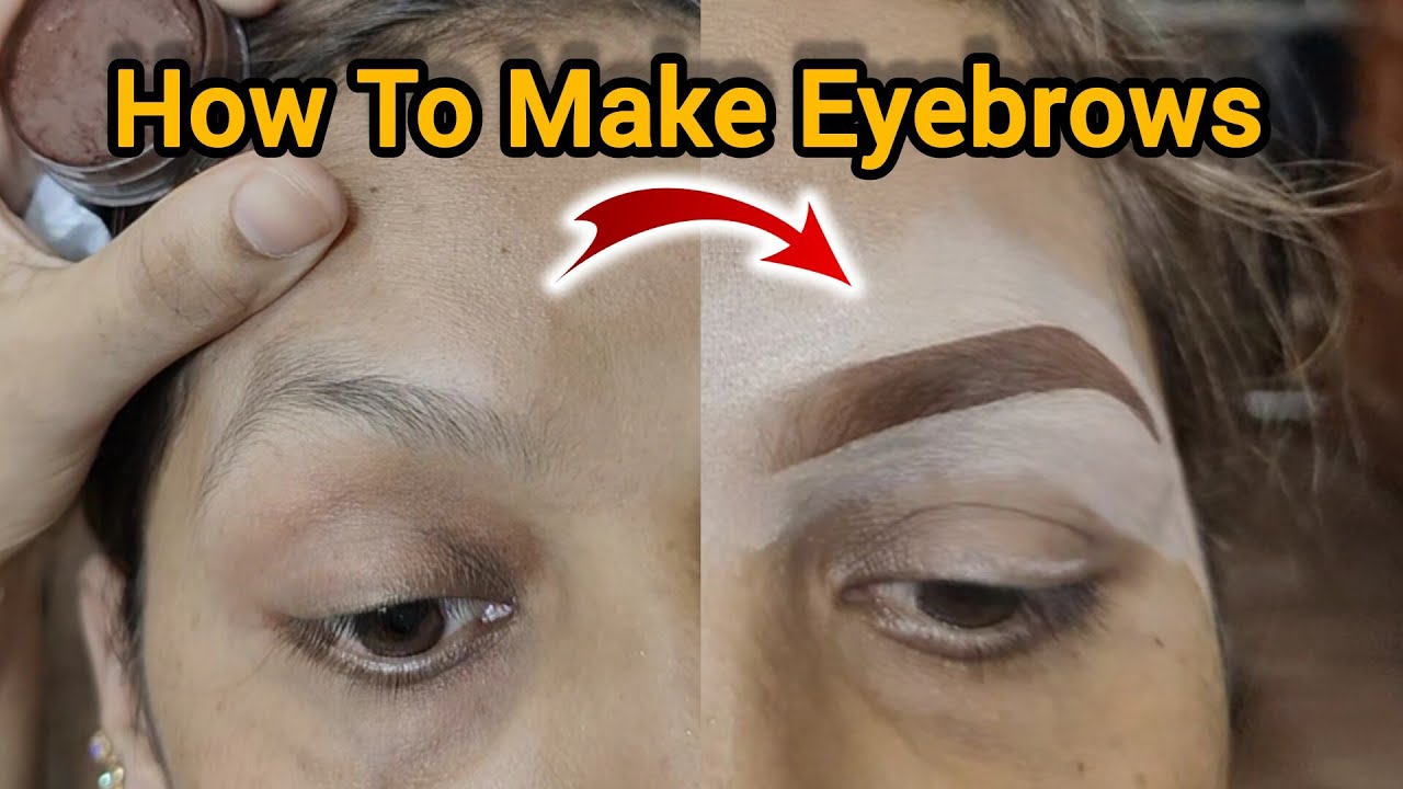 How To Make Eyebrows |Sharry Signature Saloon |Full Tutorial #eyebrows ...