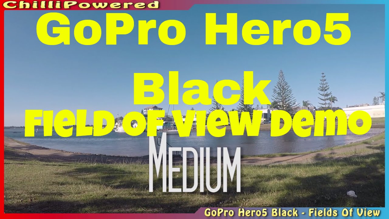 GoPro Hero5 Black Field Of View Demonstration - YouTube