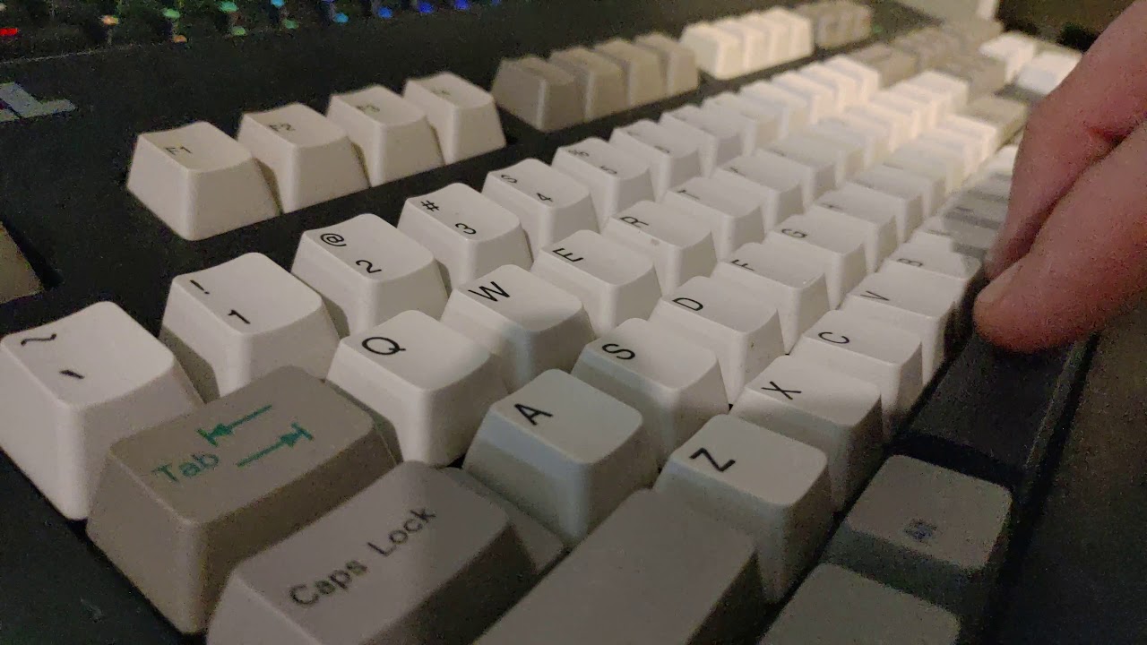 ALPS Keyboard Mod: Midnight Blue - YouTube