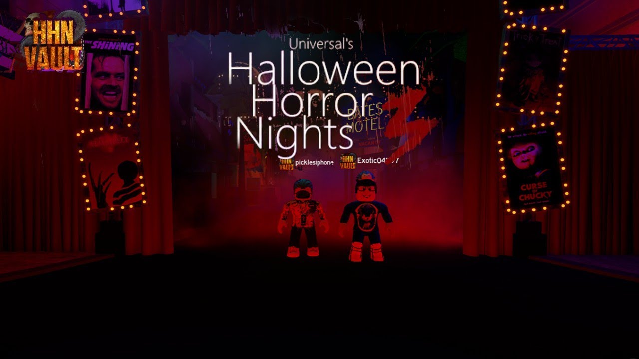 HALLOWEEN HORROR NIGHT 2017 EVENT AT UNIVERSAL STUDIOS ROBLOX - YouTube
